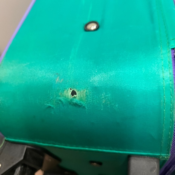 Bags | Teletubbies Vinyl Rolling Suitcase 9s | Poshmark